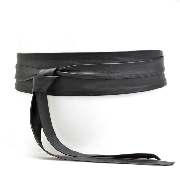 Ada | Accessories | Ada Wrap Black Leather Belt | Poshmark